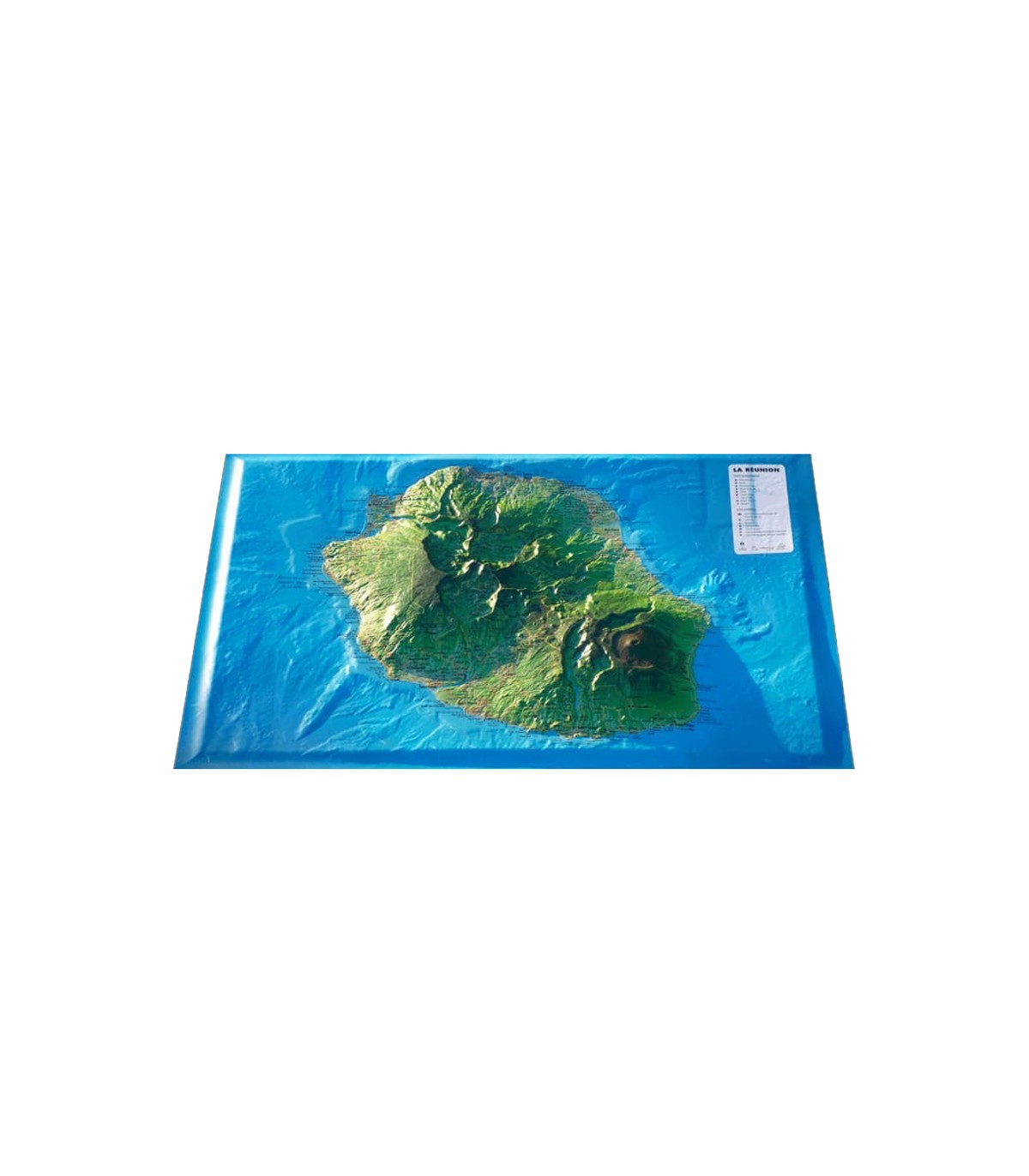 3DMap Reunion Island Relief Map - Gift ideas