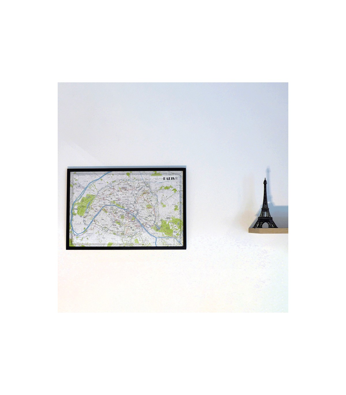Carte en relief de Paris 3D Map - Air et Aventure