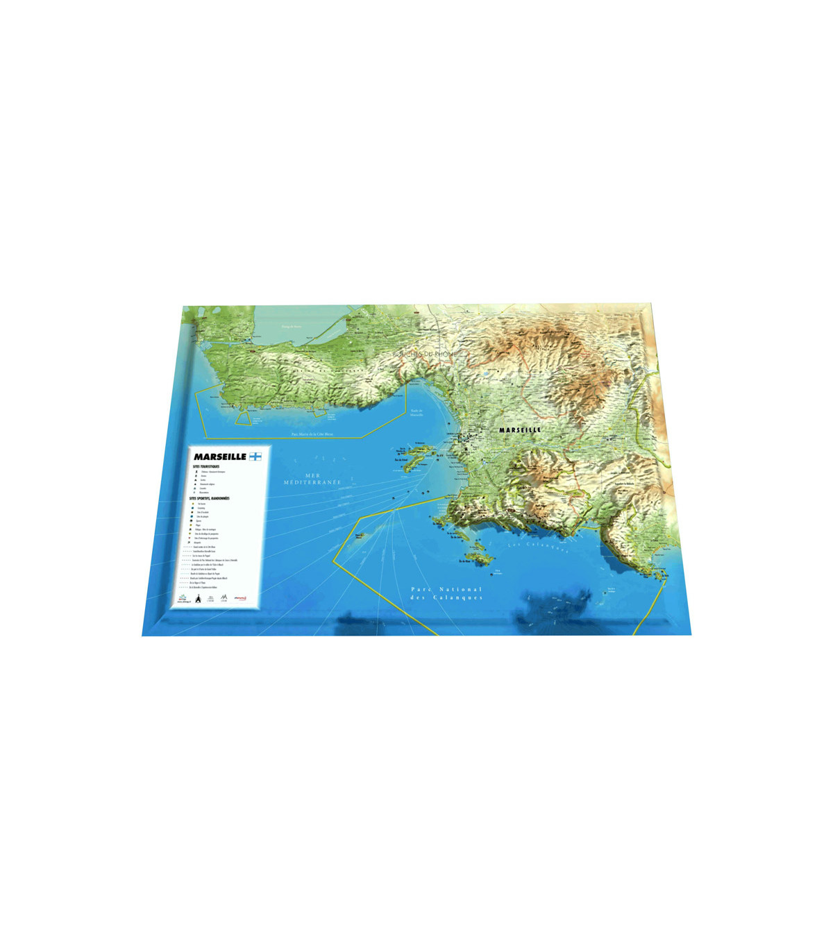 copy of 3DMap Le Tarn Relief Map